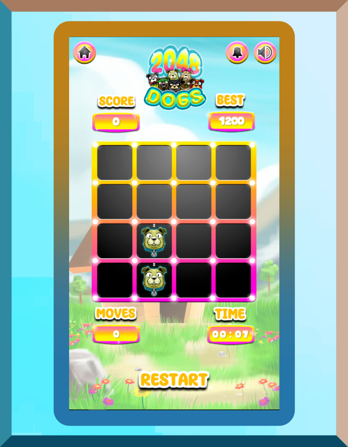 2048 Dogs by PasGames | CodeCanyon