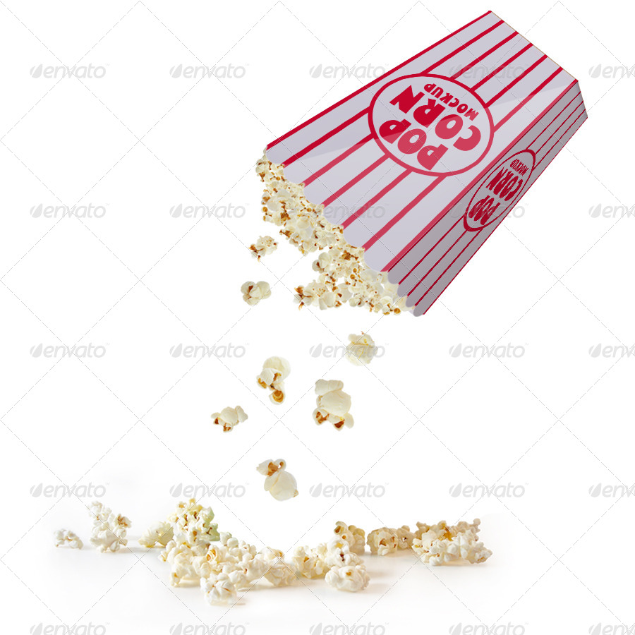 Popcorn Mockup, Graphics | GraphicRiver
