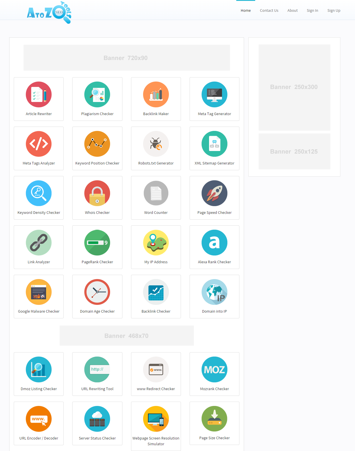 AtoZ SEO Tools - Search Engine Optimization Tools by Rainbowbalaji