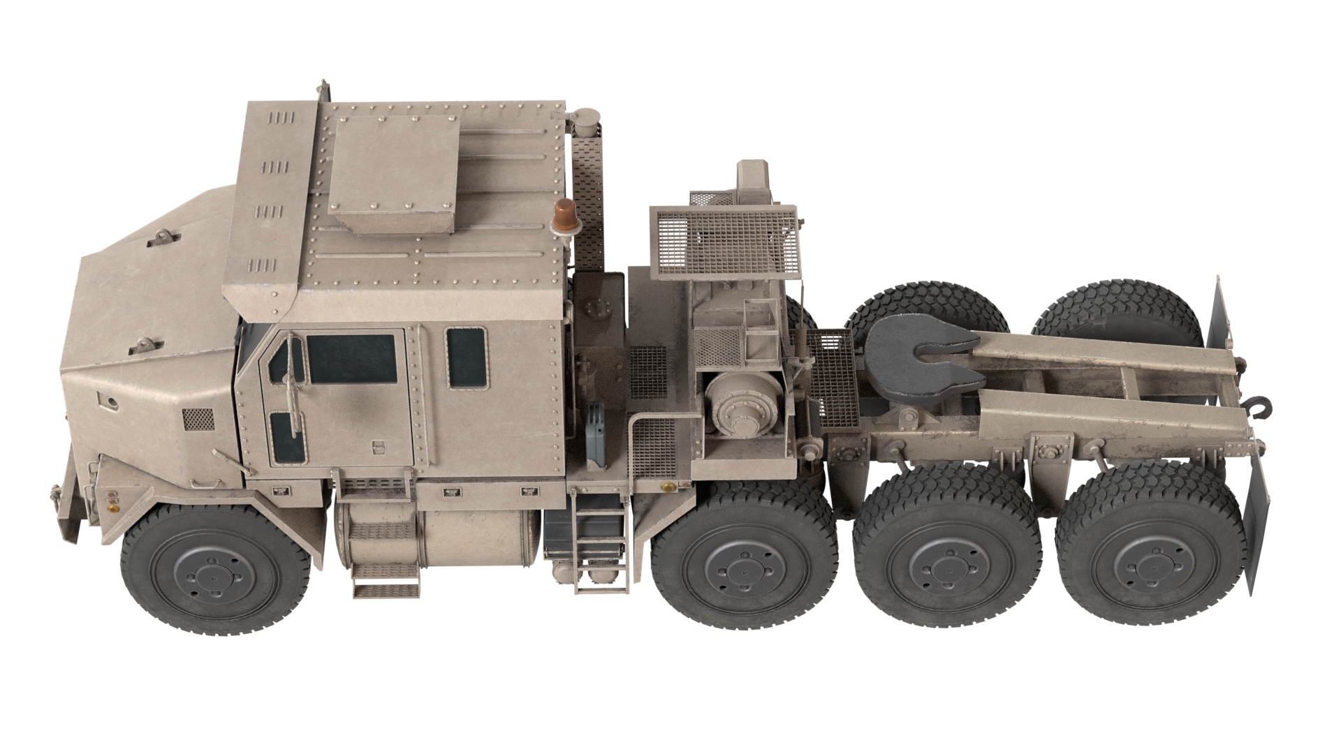 Oshkosh M1070 Army Tank Transporter by TurboCG | 3DOcean