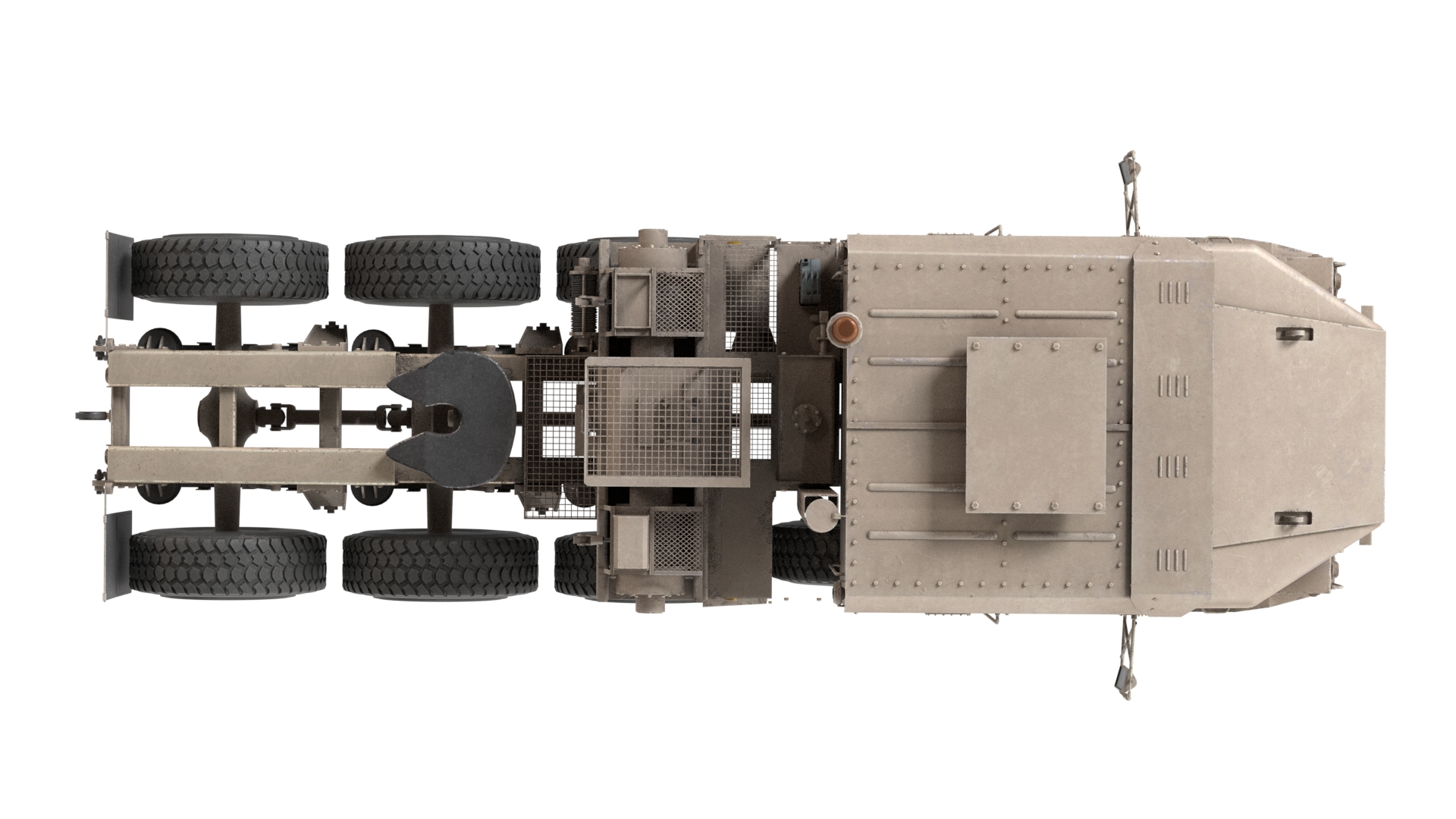 Oshkosh M1070 Army Tank Transporter by TurboCG | 3DOcean