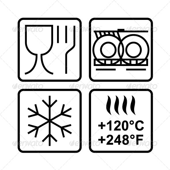 Icons of Food Packaging, Vectors | GraphicRiver