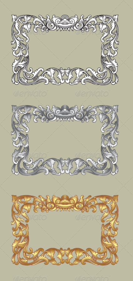 Balinese Traditional Ornament Frame, Vectors | GraphicRiver