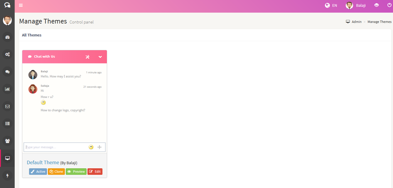 Pinky Chat - PHP Live Chat Script by Rainbowbalaji | CodeCanyon