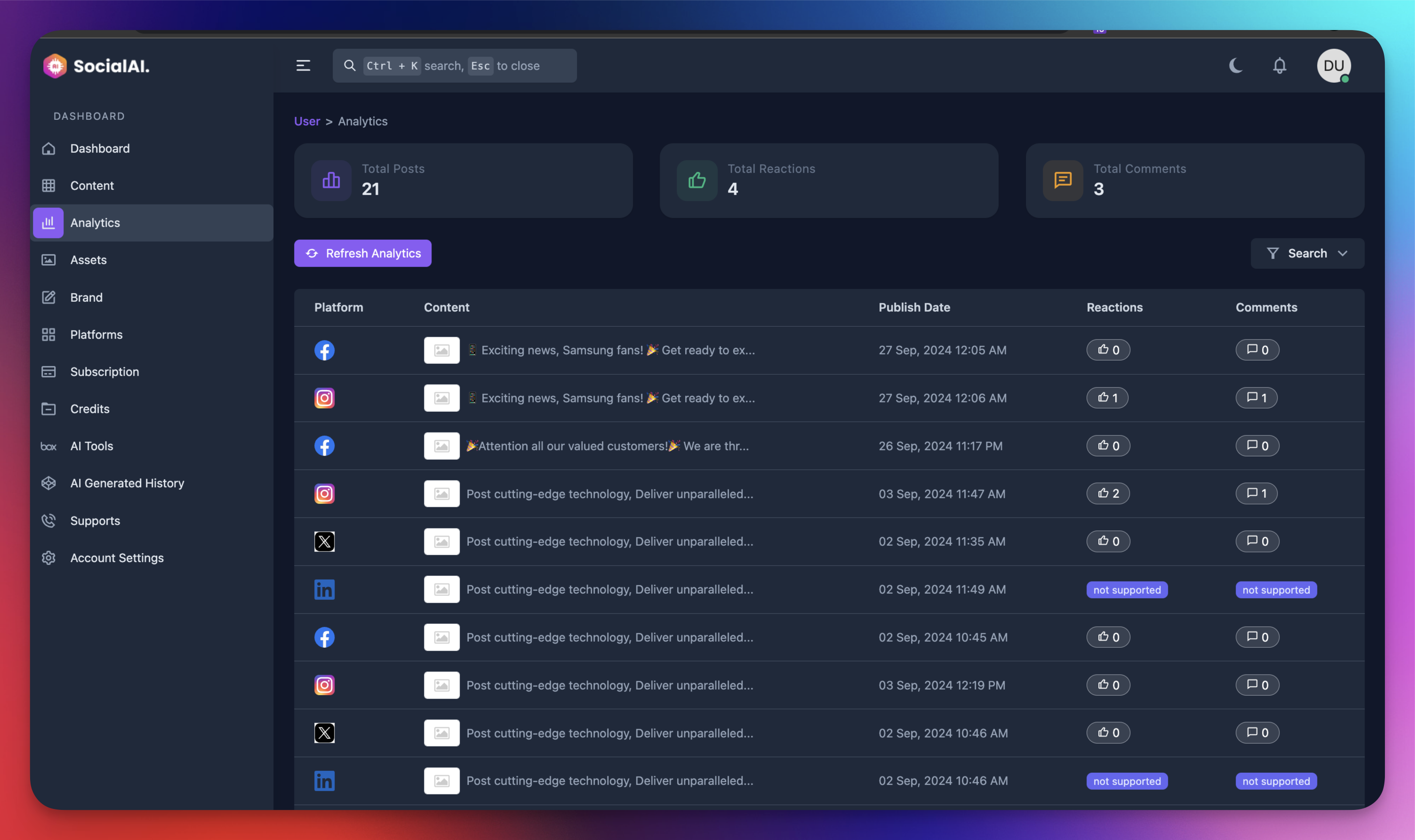 SocialAI - Artificial Intelligence AI Based Social Media Automation ...