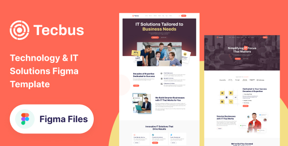 Tecbus - Technology & IT Solutions Figma Template by Mugli | ThemeForest