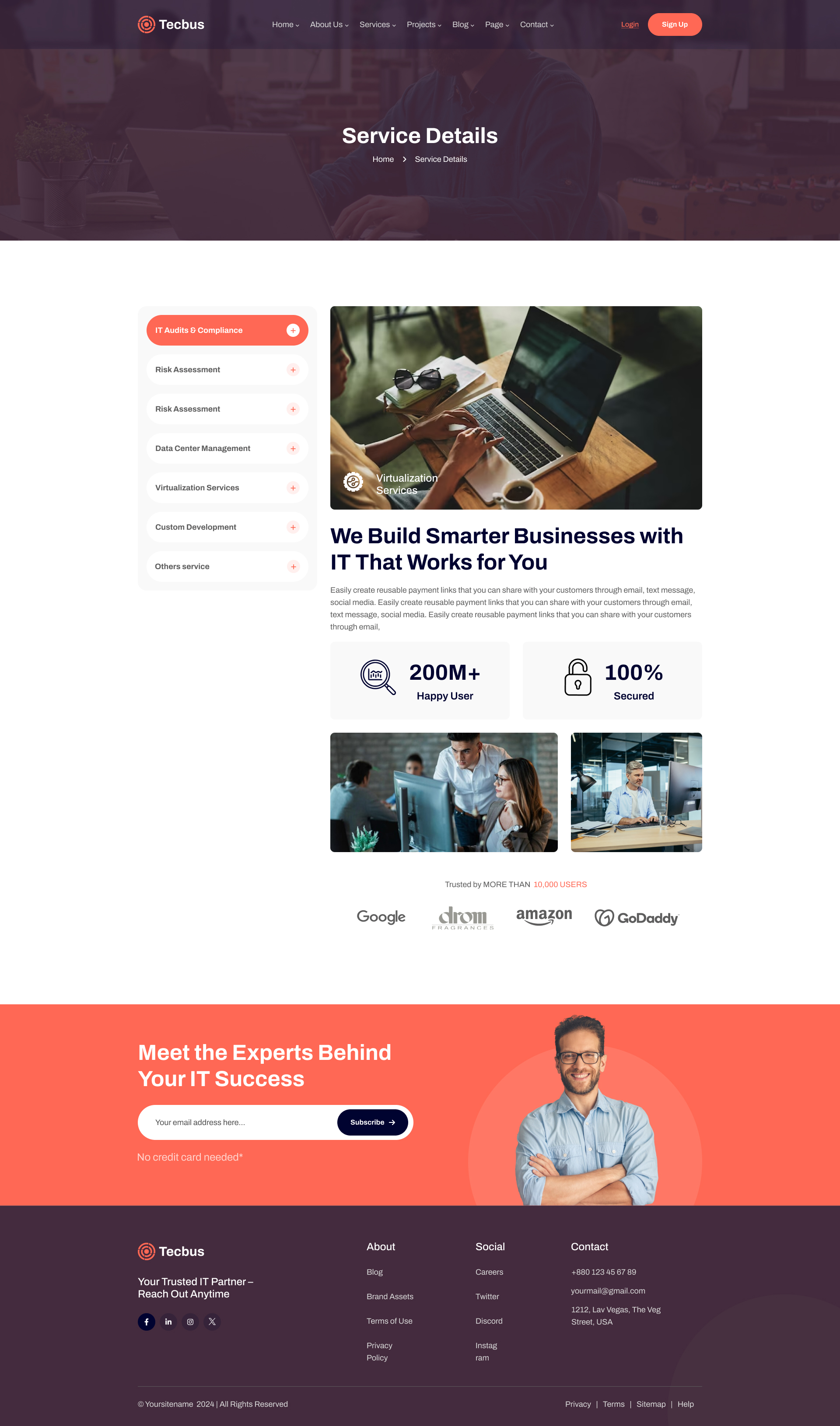 Tecbus - Technology & IT Solutions Figma Template by Mugli | ThemeForest