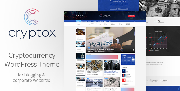 Cryptox - Cryptocurrency WordPress Theme by Monkeysan | ThemeForest