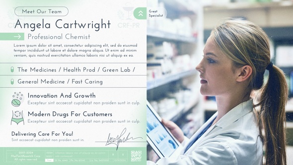 Pharma Company Promo, After Effects Project Files | VideoHive