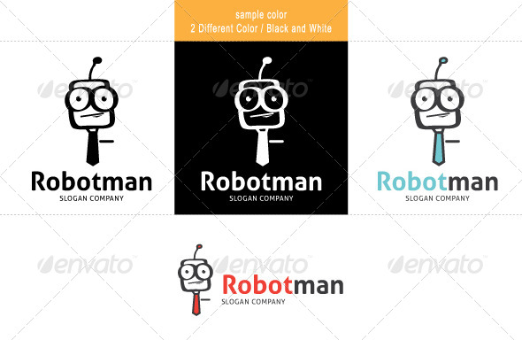 RobotMan, Logo Templates | GraphicRiver
