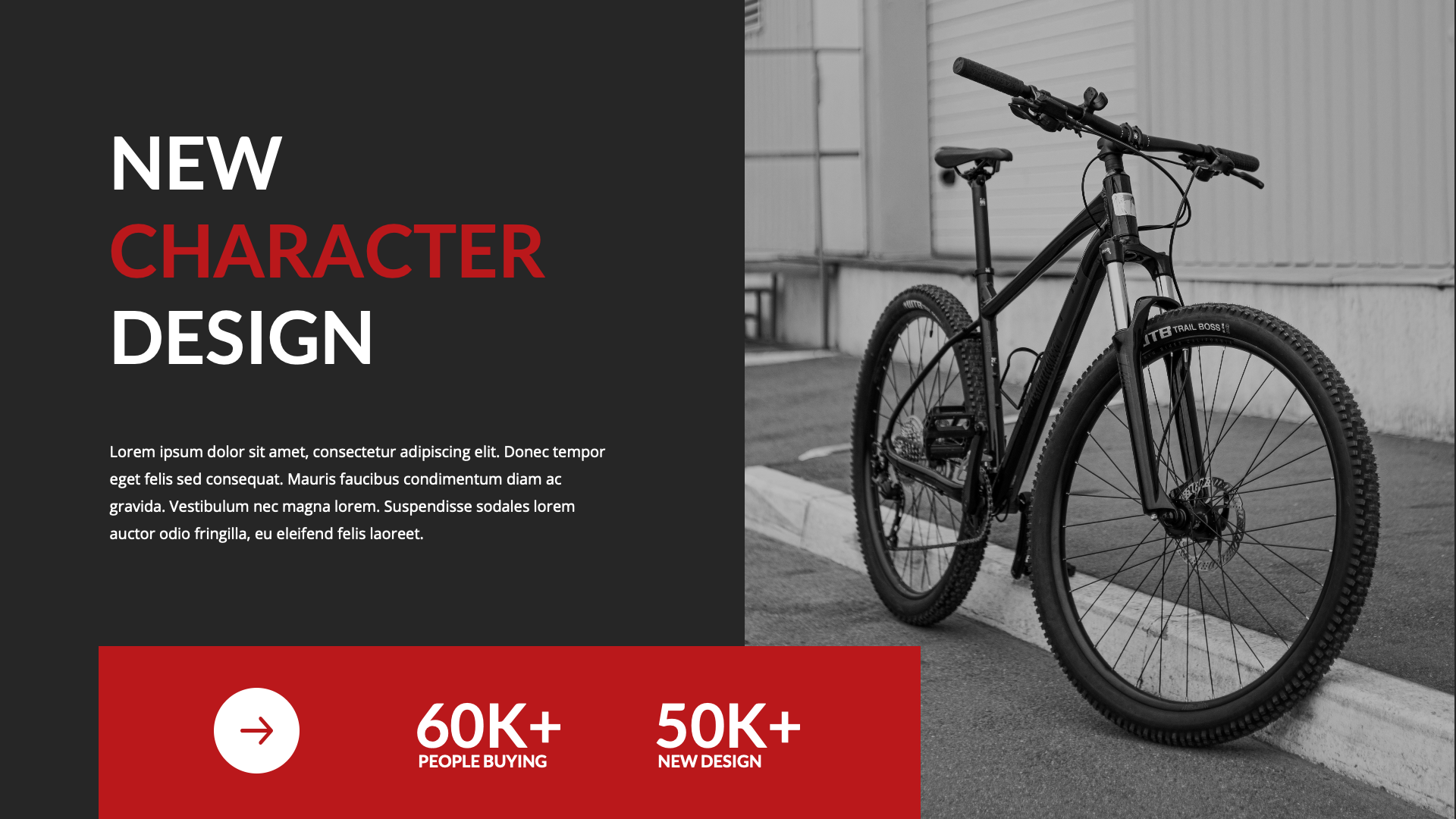Bowesan - Bicycle Showroom PowerPoint Template, Presentation Templates