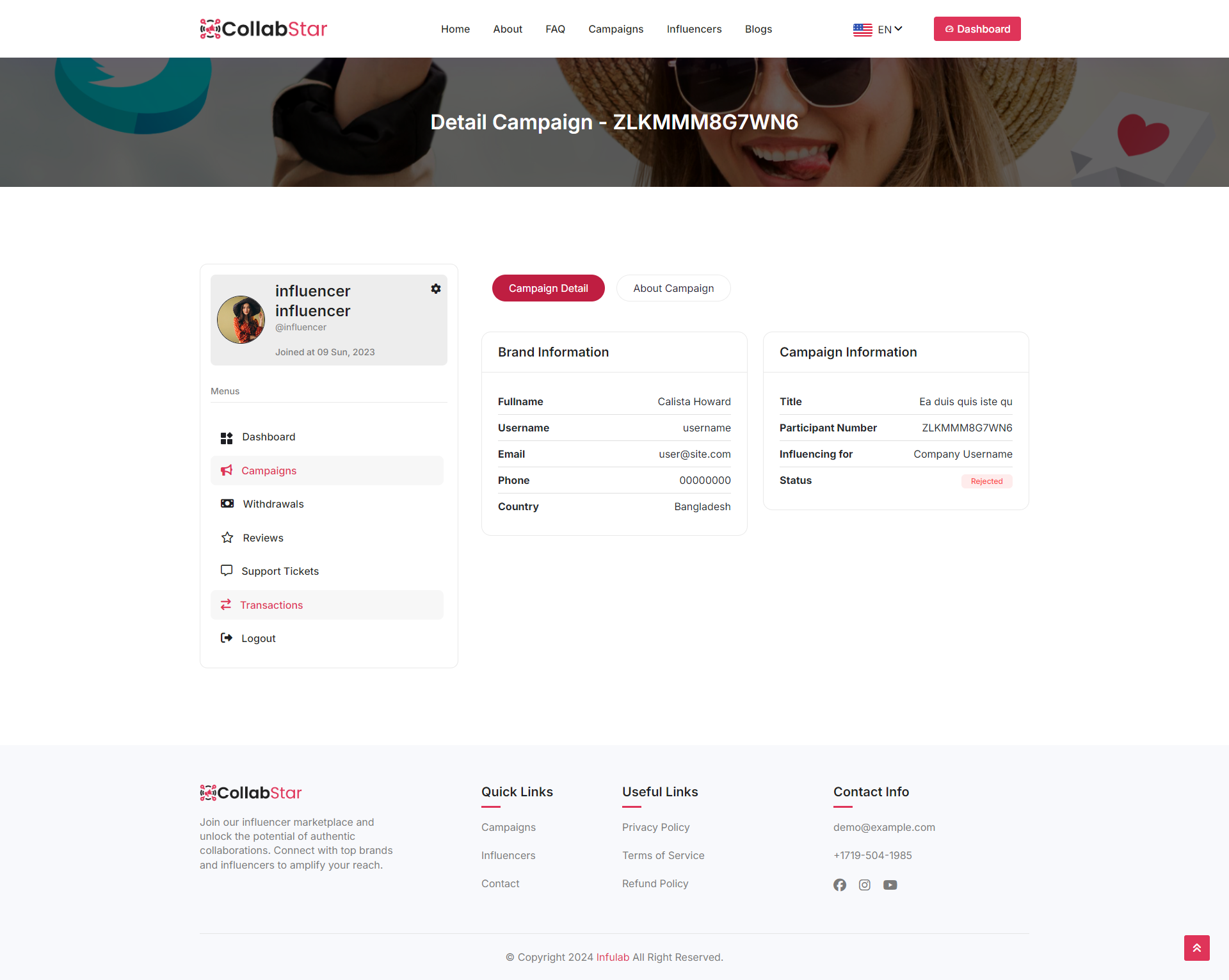 CollabStar - Influencer Marketing Platform by ViserLab | CodeCanyon