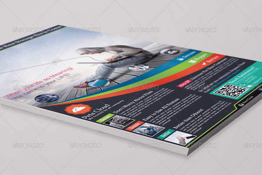 Peta Cloud Service Flyer, Print Templates | GraphicRiver