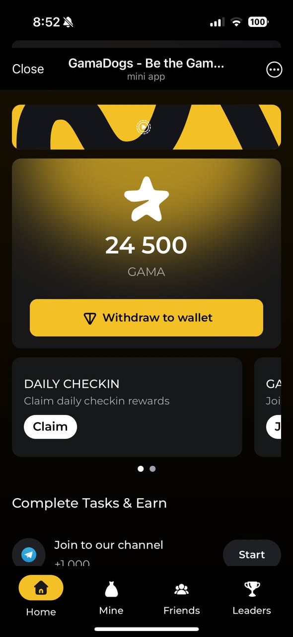 Gama Dogs - Mining Telegram bot by companybro | CodeCanyon