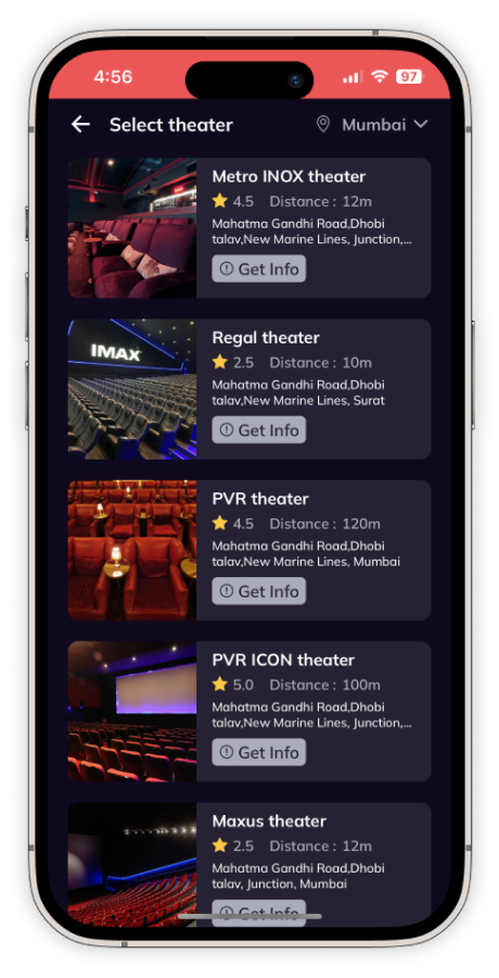 Movie Ticket Booking App Template in React Native | BookMyShow Clone ...