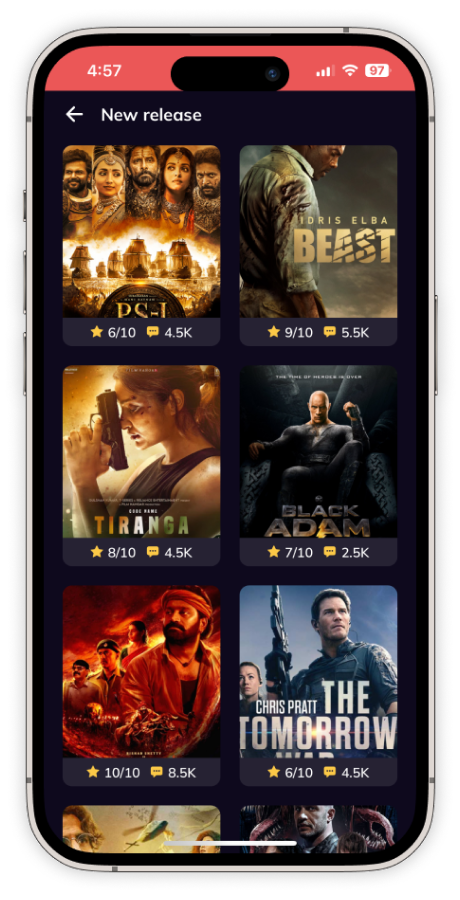 Movie Ticket Booking App Template in React Native | BookMyShow Clone | Multi Language by ...