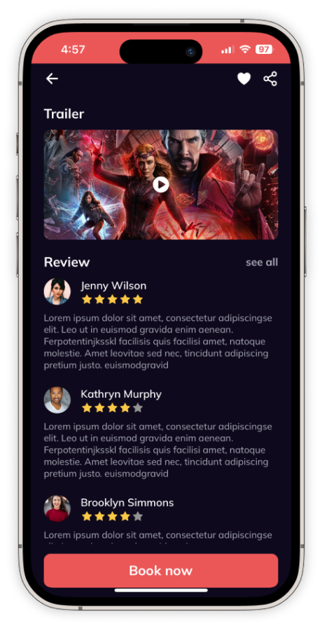 Movie Ticket Booking App Template in React Native | BookMyShow Clone ...