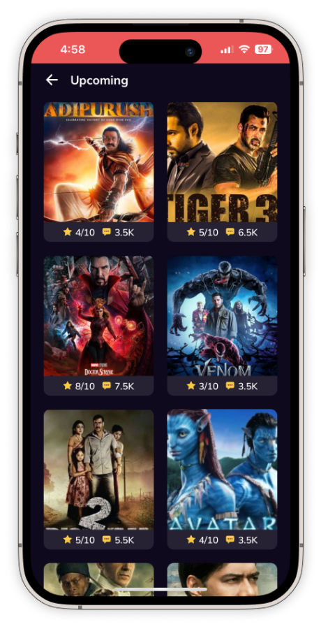 Movie Ticket Booking App Template in React Native | BookMyShow Clone | Multi Language by ...
