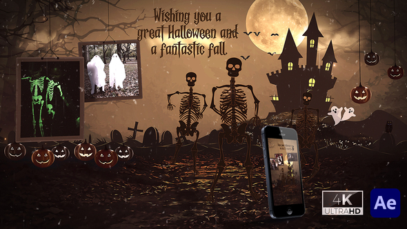 Halloween Intro Skeleton Dance, After Effects Project Files | VideoHive