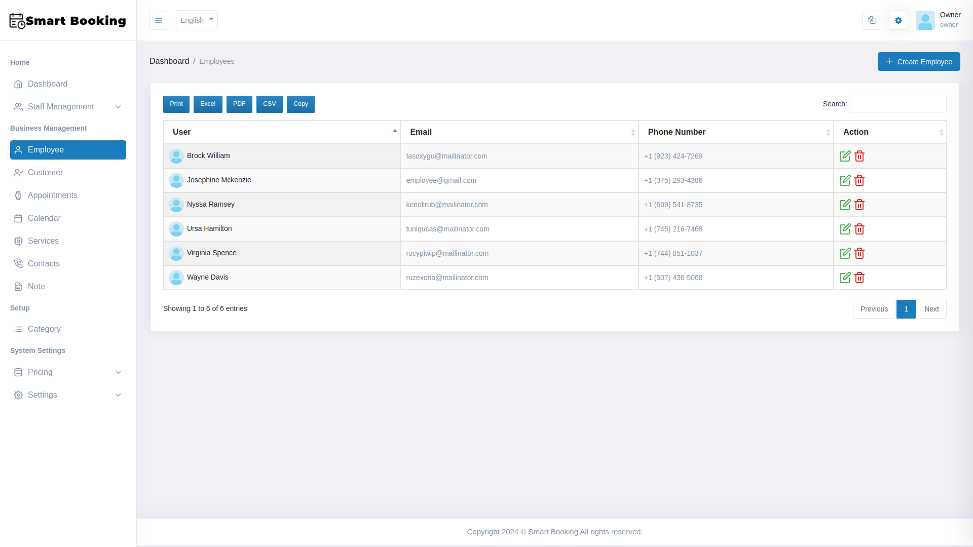 Smart Booking SaaS - Appointment Management System by smartwebinfotech
