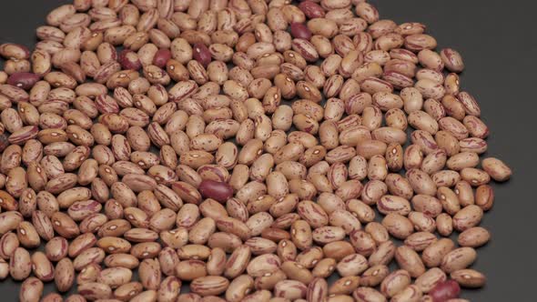 Red dry beans legumes rotating, Mediterranean nutrition, healthy diet ...