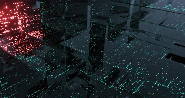 Abstract Computer programming motion graphic., Motion Graphics | VideoHive