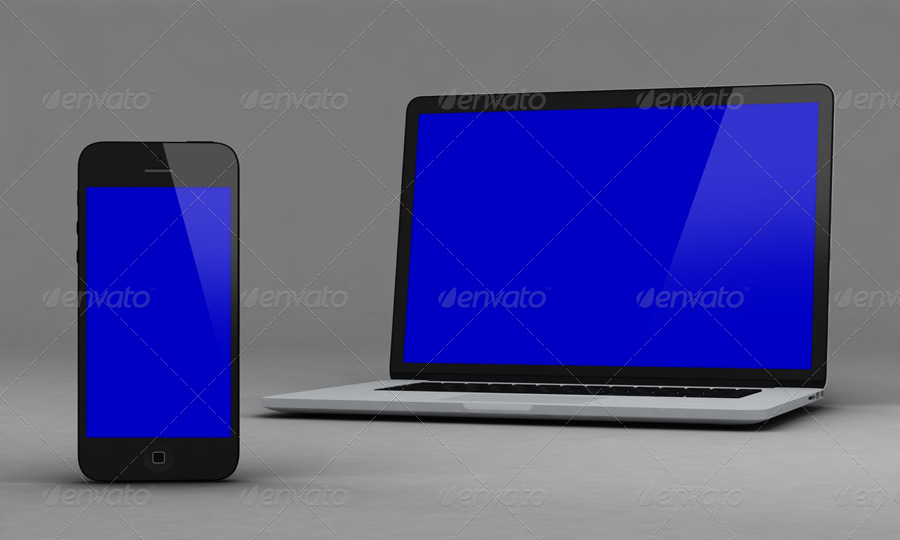 Phone and Laptop Mockups, Graphics | GraphicRiver