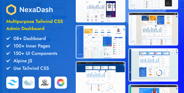 NexaDash - Tailwind CSS Multipurpose Admin Dashboard Template by DexignZone