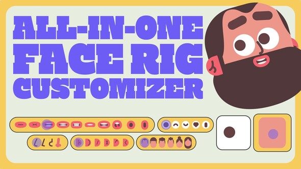 All-In-One Face Rig Customizer, After Effects Project Files | VideoHive