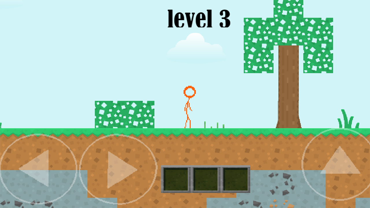 Stickman Parkour - 2D pixel art - c3p HTML5 Game by 1GOGH | CodeCanyon