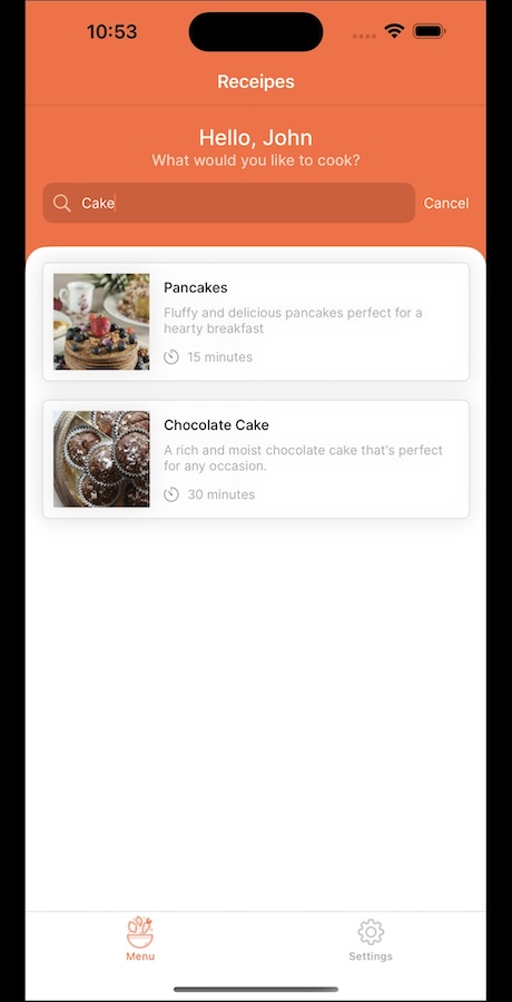 Recipe App iOS v2.0 (SwiftUI) by knobapps | CodeCanyon