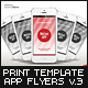 Mobile App Flyers Template v.3 by Level_Studio | GraphicRiver