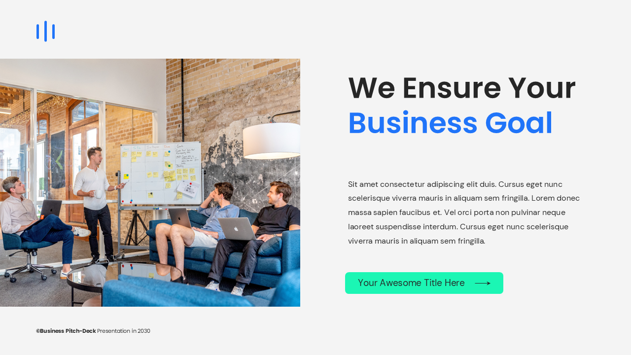 Corpo - Business Pitch-Deck Presentation Template, Presentation Templates