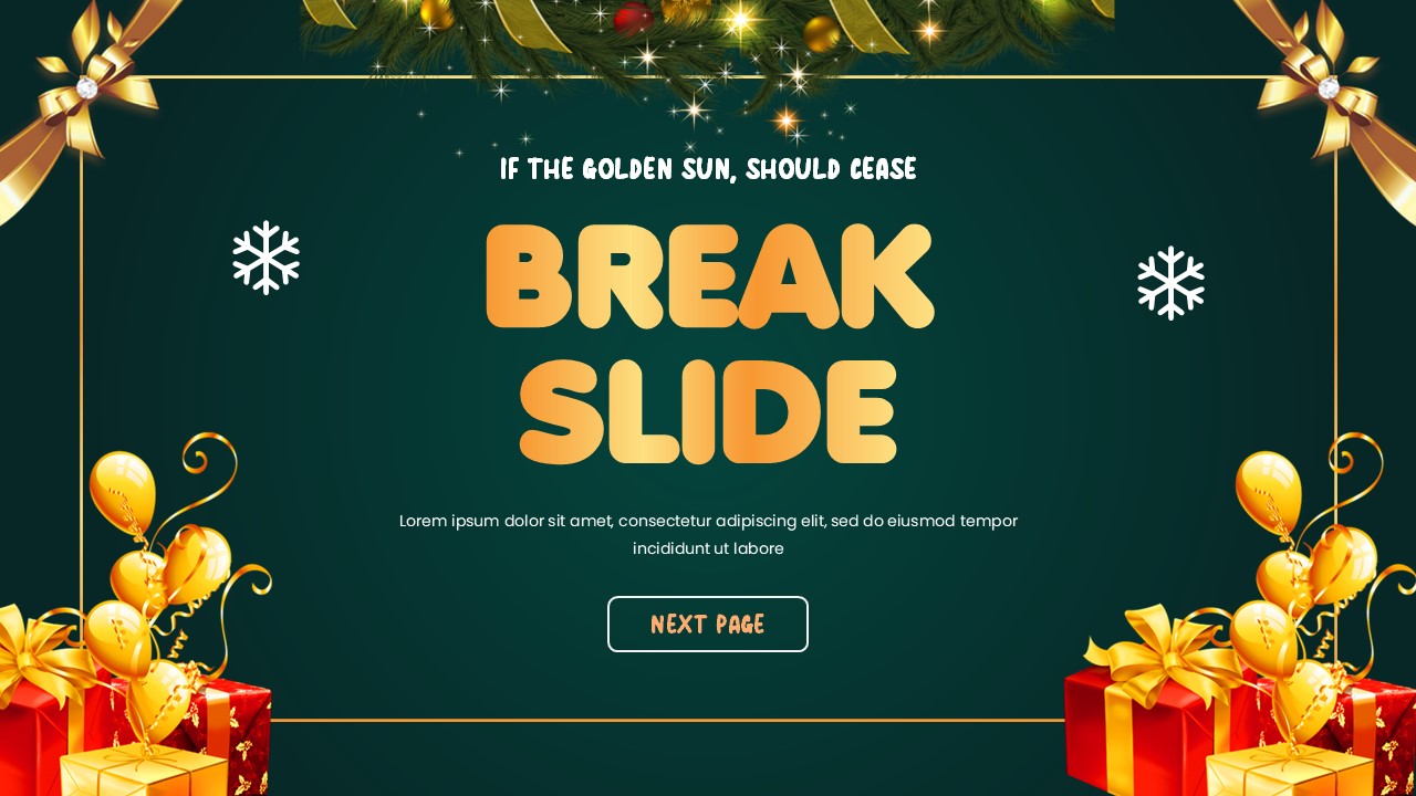 Merry Christmas Presentation Design, Presentation Templates | GraphicRiver