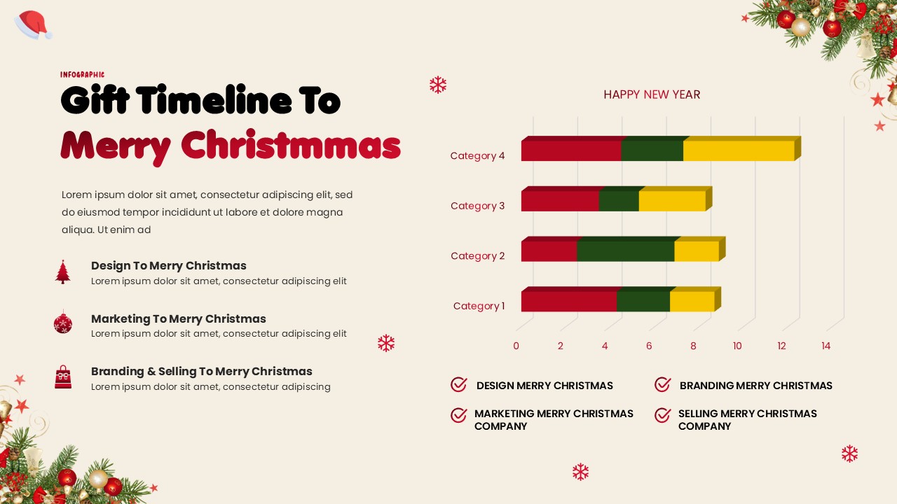 Merry Christmas Presentation Design, Presentation Templates | GraphicRiver