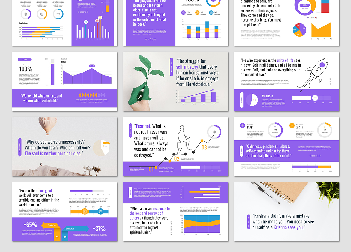 Krishna said PowerPoint Presentation Template, Presentation Templates