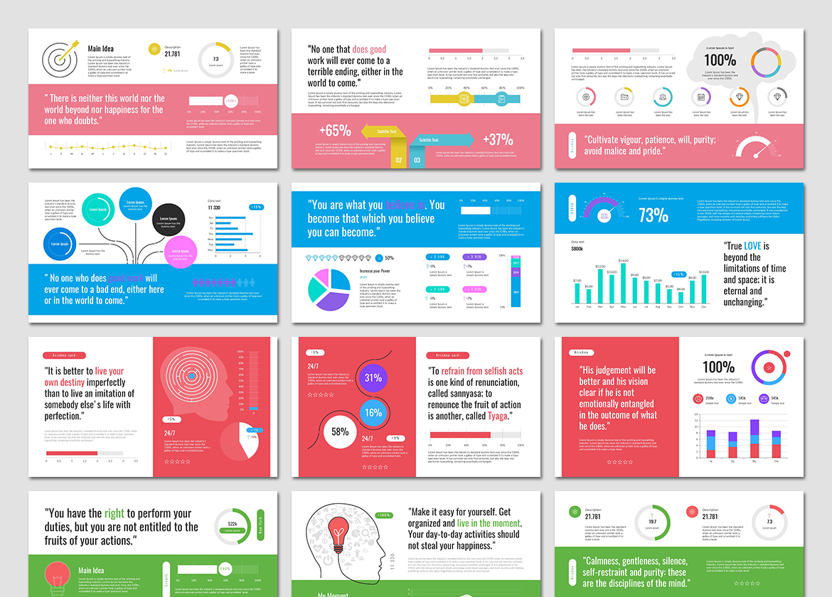 Krishna said PowerPoint Presentation Template, Presentation Templates