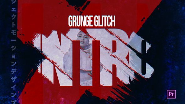 Glitch Grunge intro, Premiere Pro Templates | VideoHive