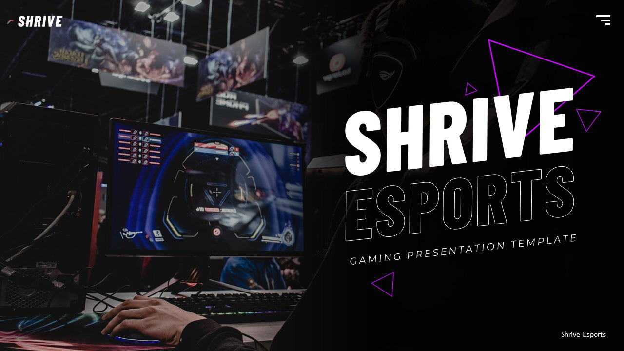Shrive - Gaming Esports PowerPoint Presentation Template, Presentation ...