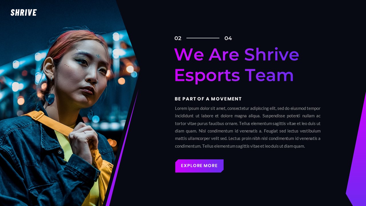 Shrive - Gaming Esports PowerPoint Presentation Template, Presentation ...