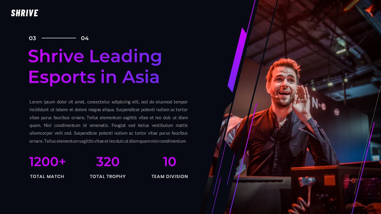 Shrive - Gaming Esports PowerPoint Presentation Template, Presentation ...