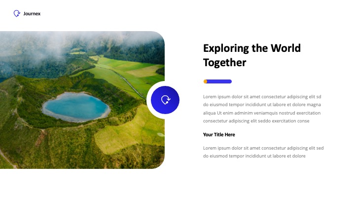 Journex - Traveling Destination Powerpoint Template, Presentation Templates