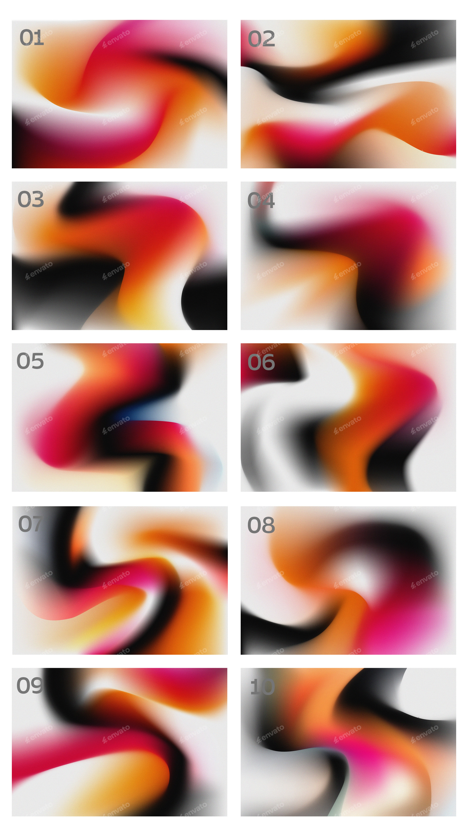 Shappire Gradient Backgrounds, Graphics | GraphicRiver