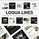 Loqua Lines Instagram Post Templates, Web Elements | GraphicRiver