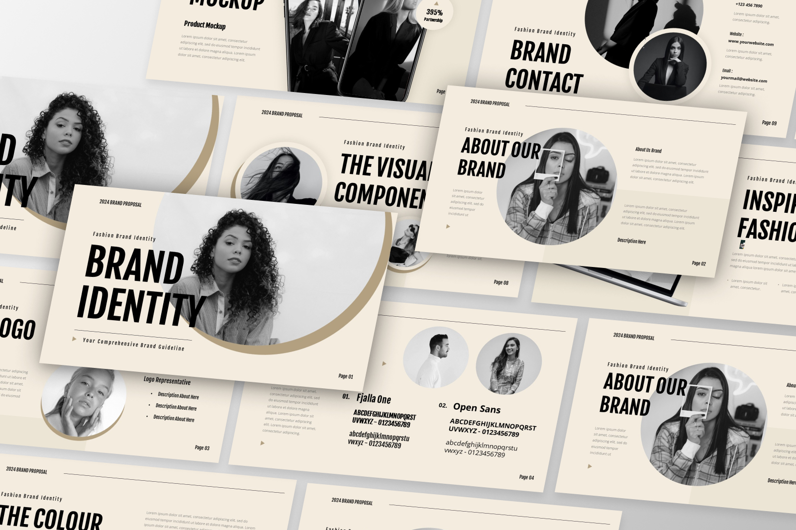 Brand Identity PowerPoint Template, Presentation Templates | GraphicRiver