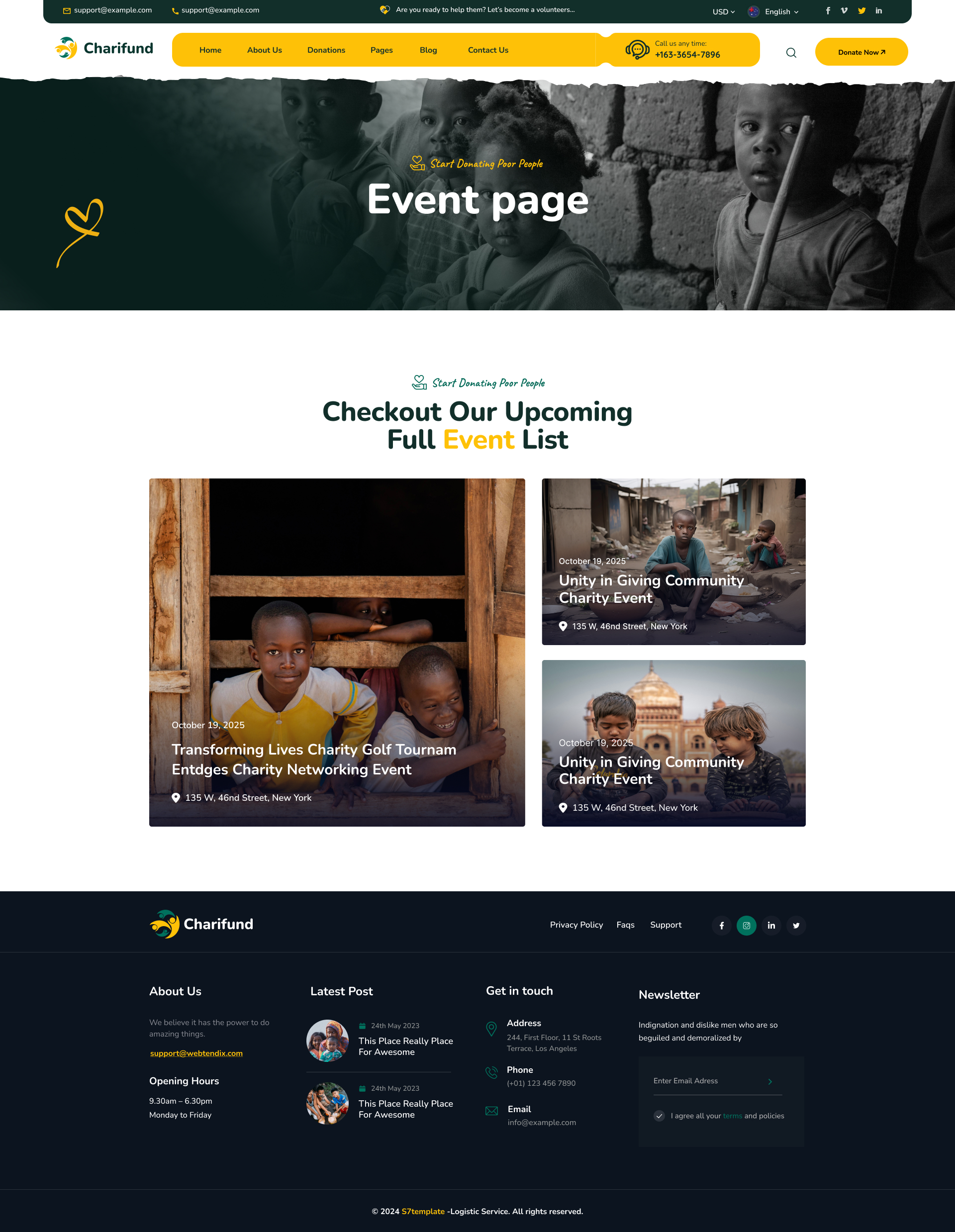Charifund - Charity & Donation Figma UI Template by wowtheme7 | ThemeForest