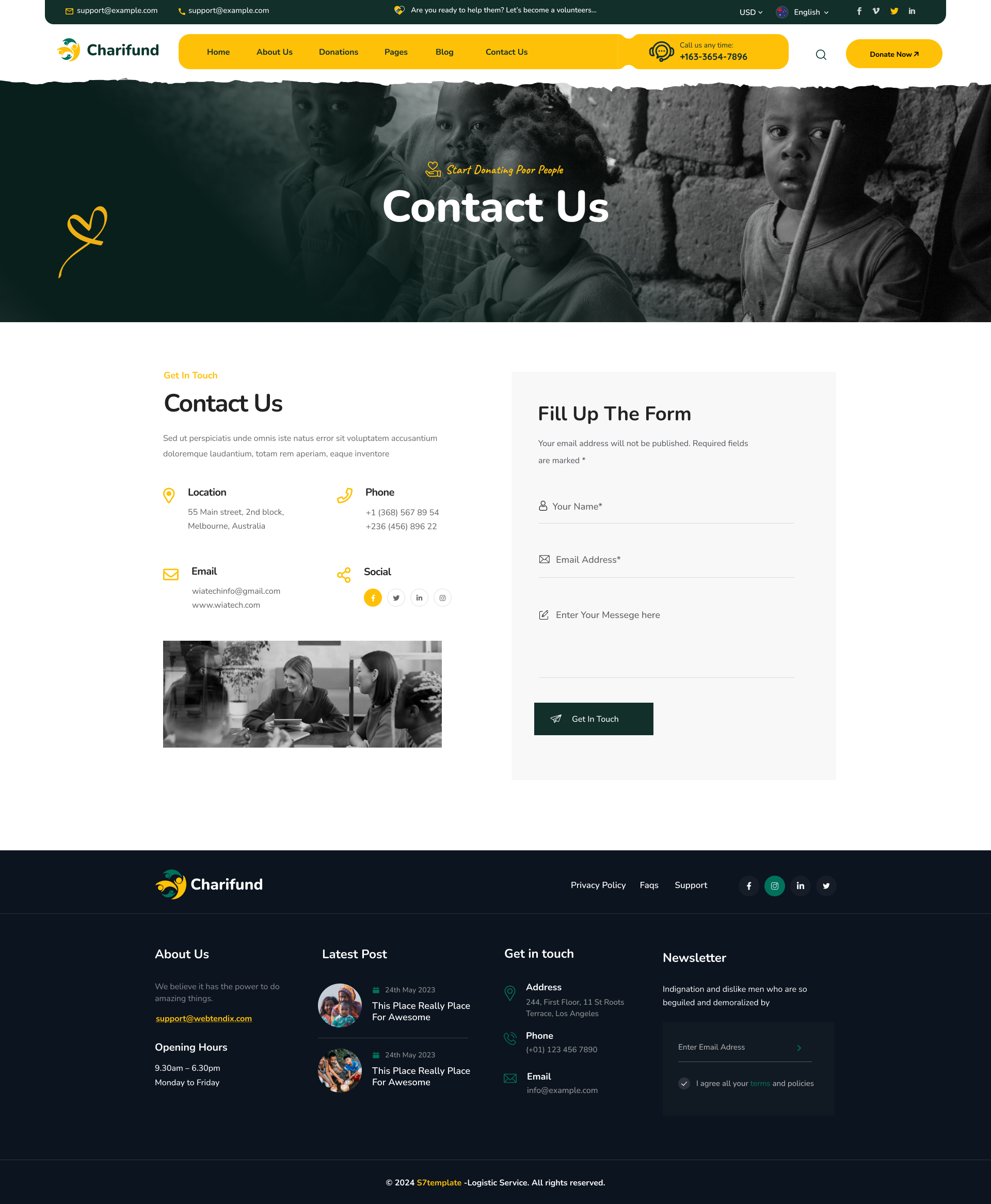 Charifund - Charity & Donation Figma UI Template by wowtheme7 | ThemeForest