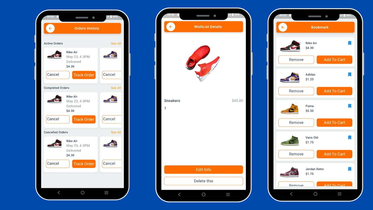 Shoes Store App -Footwear eCommerce Store Flutter Mobile App Ui Kit Template | Android & iOS by ...