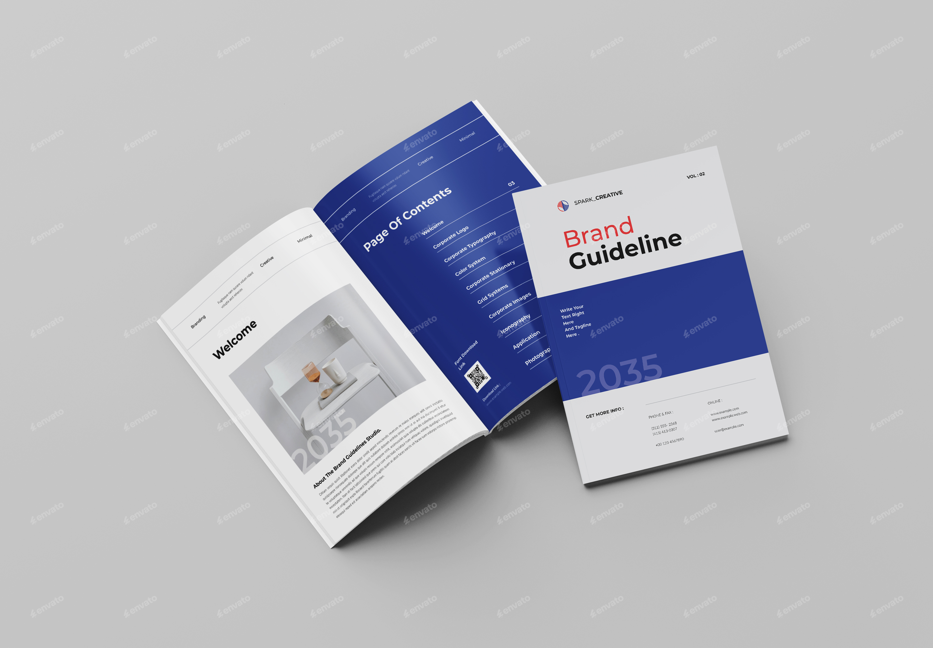 Brand Guideline Brochure Template, Print Templates | GraphicRiver