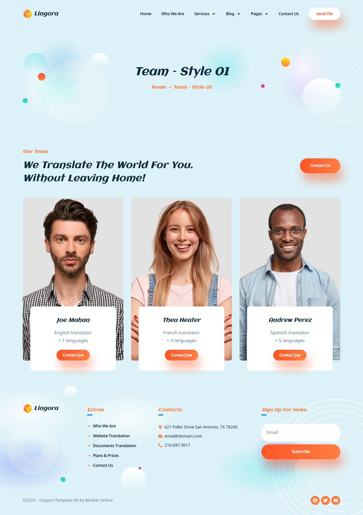 Lingora - Online Translation Services Elementor Pro Template Kit by ...